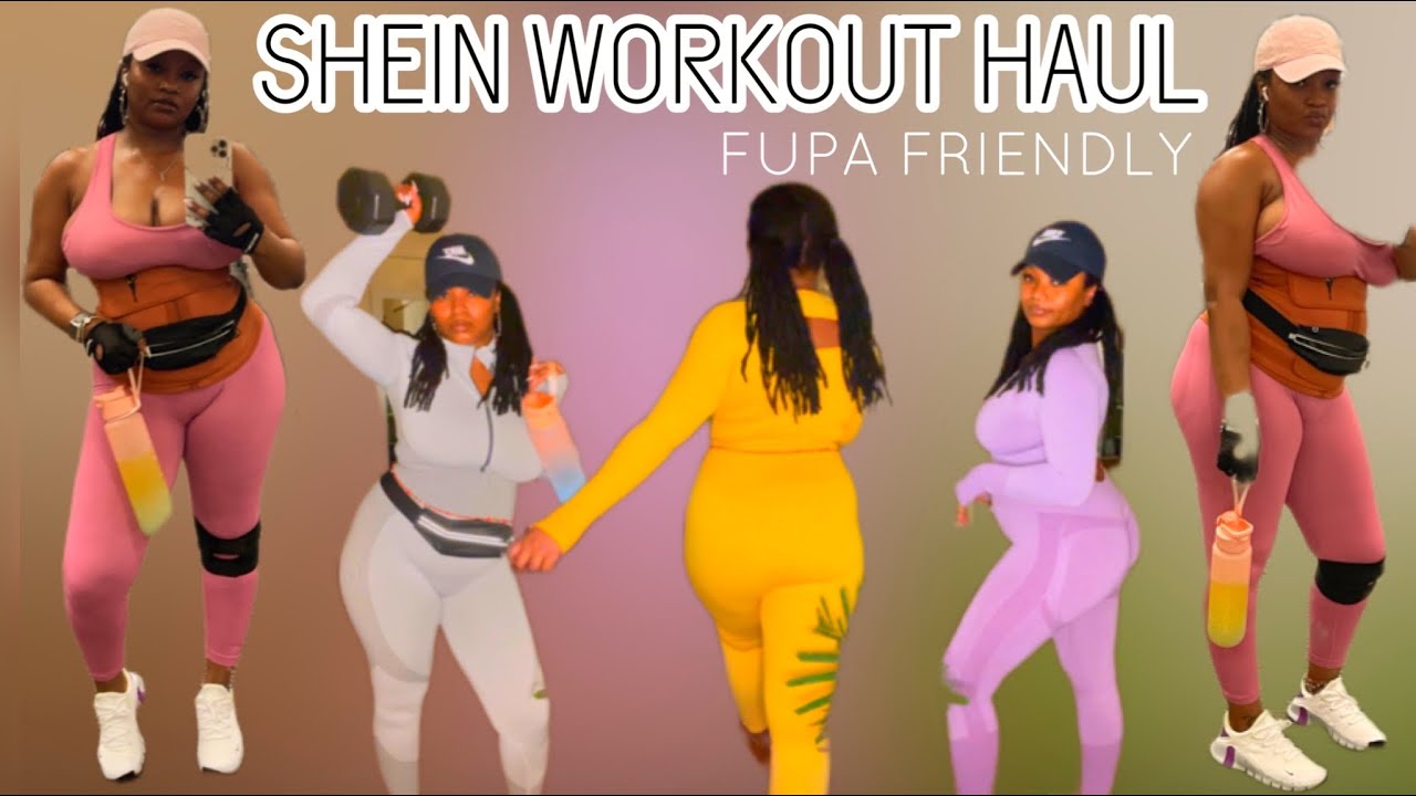 SHEIN TRY ON HAUL | FUPA FRIENDLY WORKOUT CLOTHES - YouTube