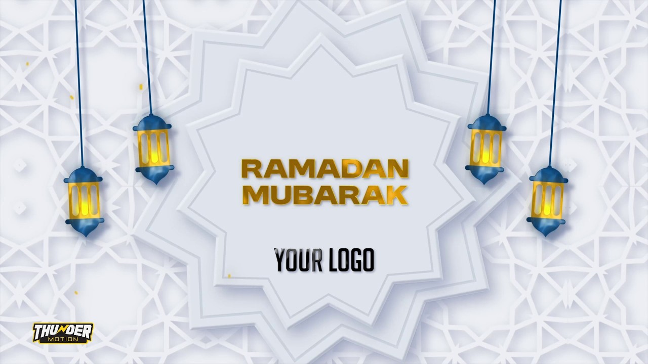 Clean Ramadan and Eid Greetings | Islamic Intro | Video Template - YouTube