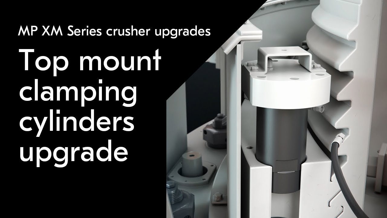 Metso's Top mount clamping cylinder helps increase part life - YouTube