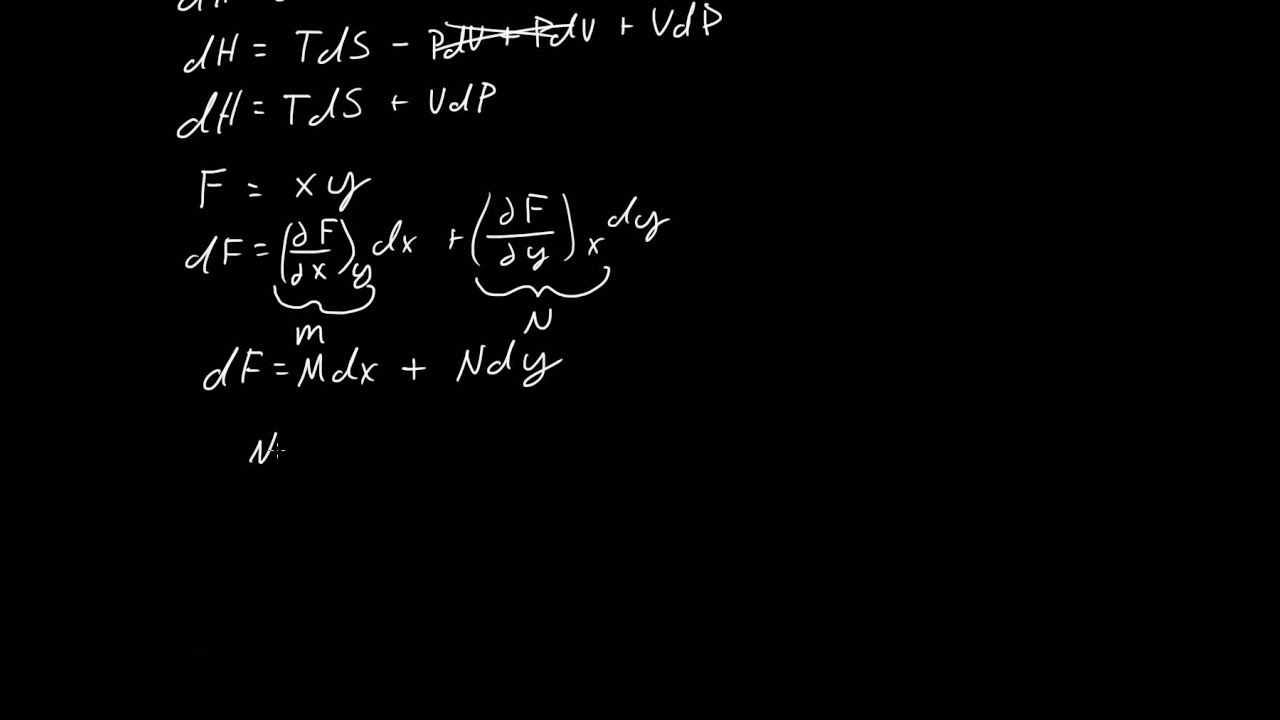 Maxwell's Equation - derivation - thermodynamics - YouTube
