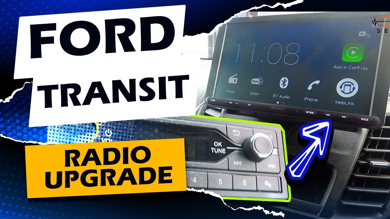 Ford Transit Custom 2021 | Radio Upgrade With Sony XAV-AX8050D - YouTube