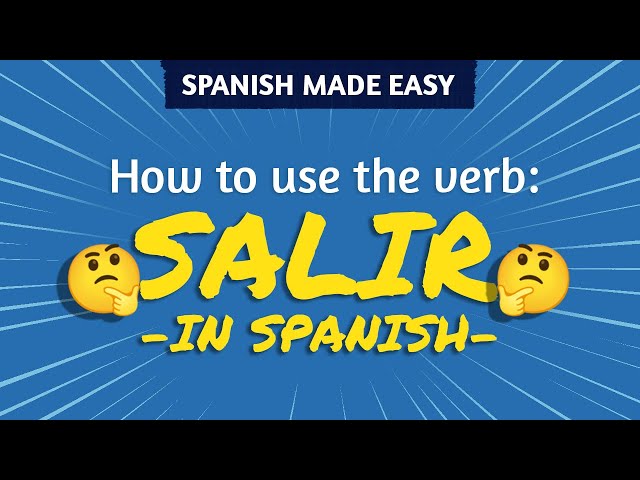 Salir Spanish