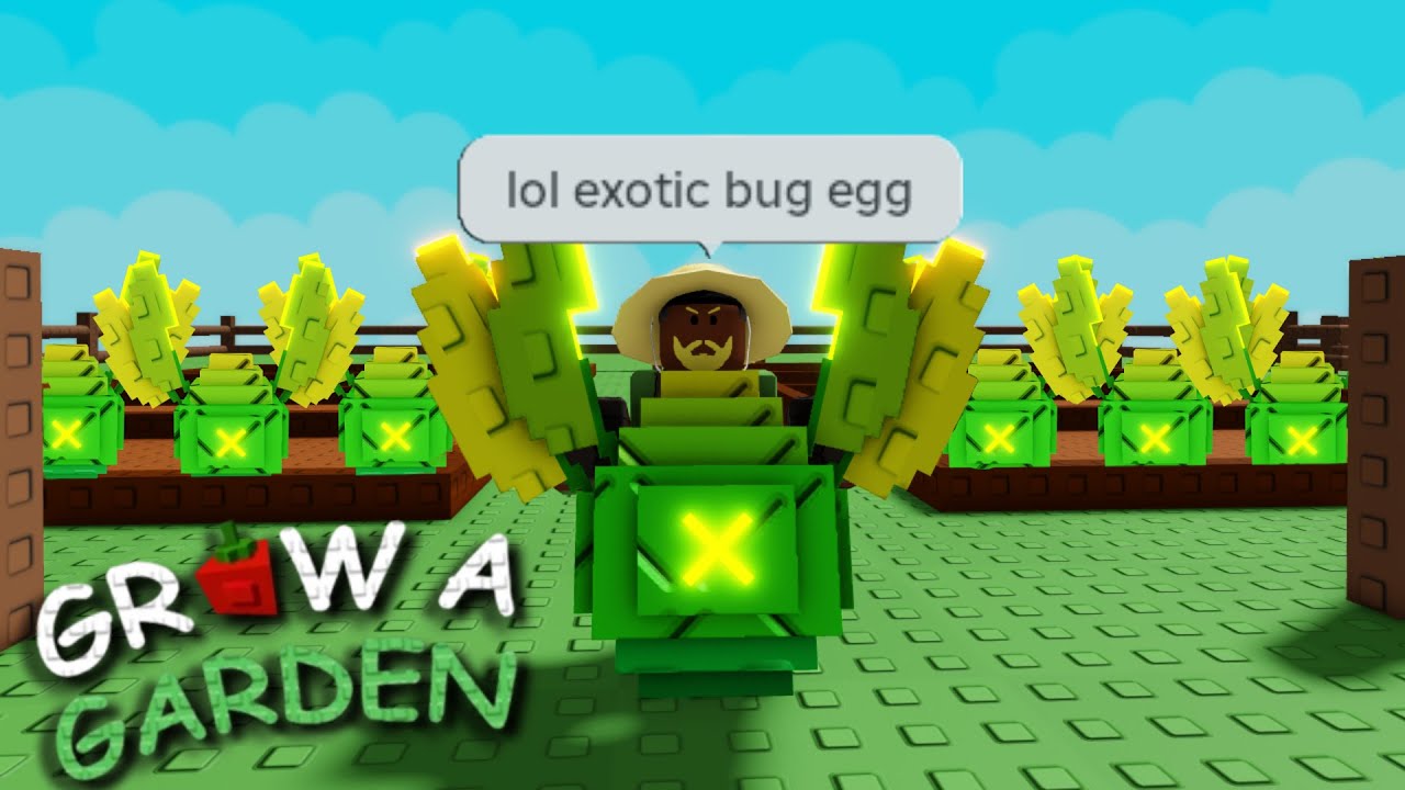 I BOUGHT SO MANY EXOTIC BUG EGGS | Grow a Garden - YouTube