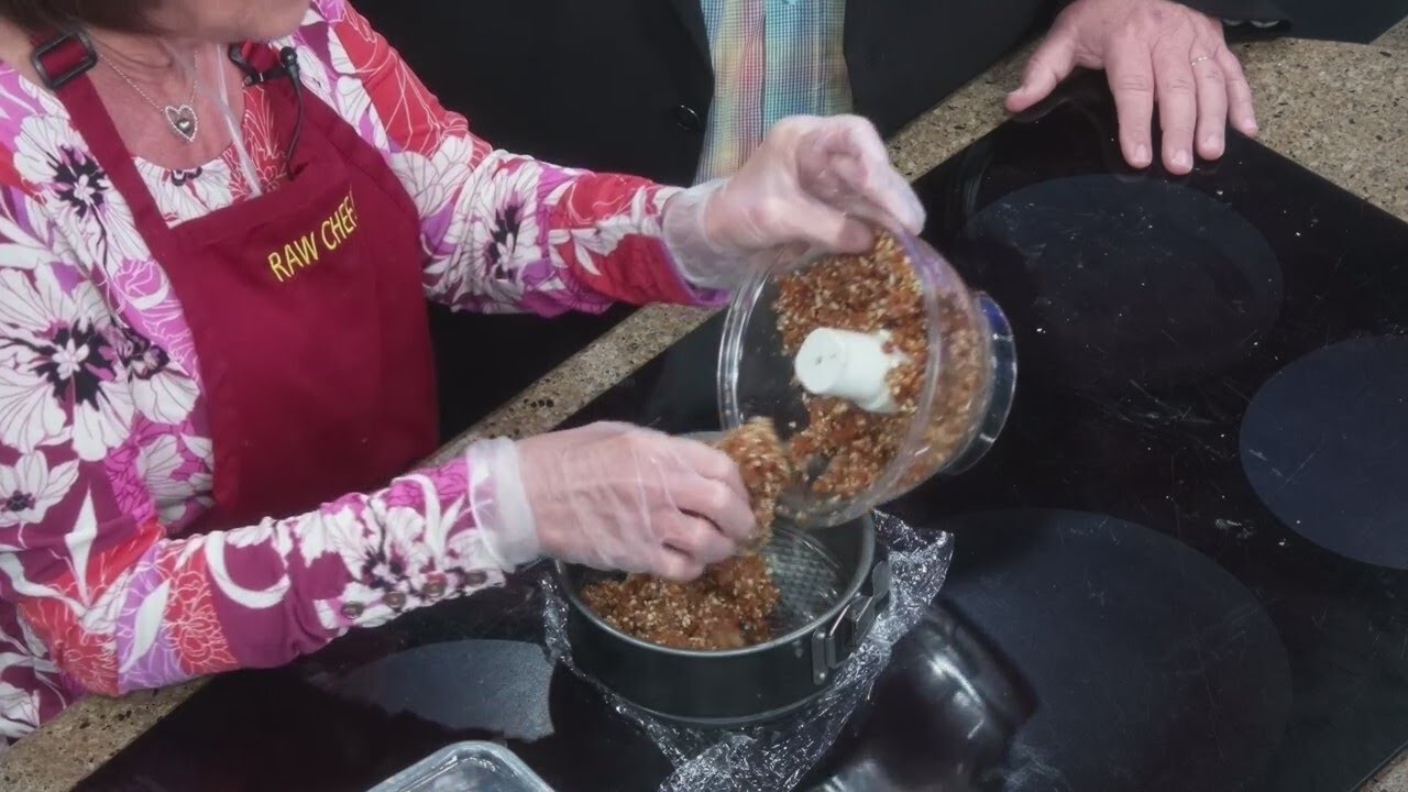 Tasty pie crust with Raw Chef Jane-Part 2 - YouTube