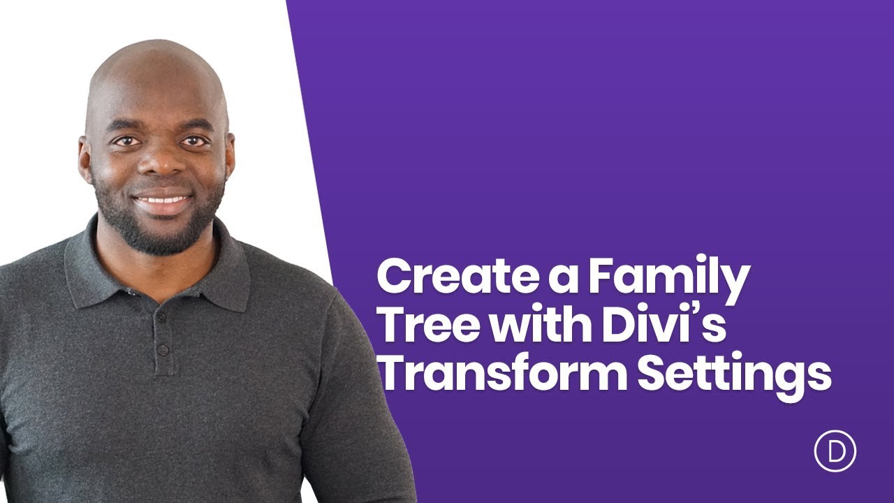 How to Create a Family Tree with Divi’s Transform Settings - YouTube
