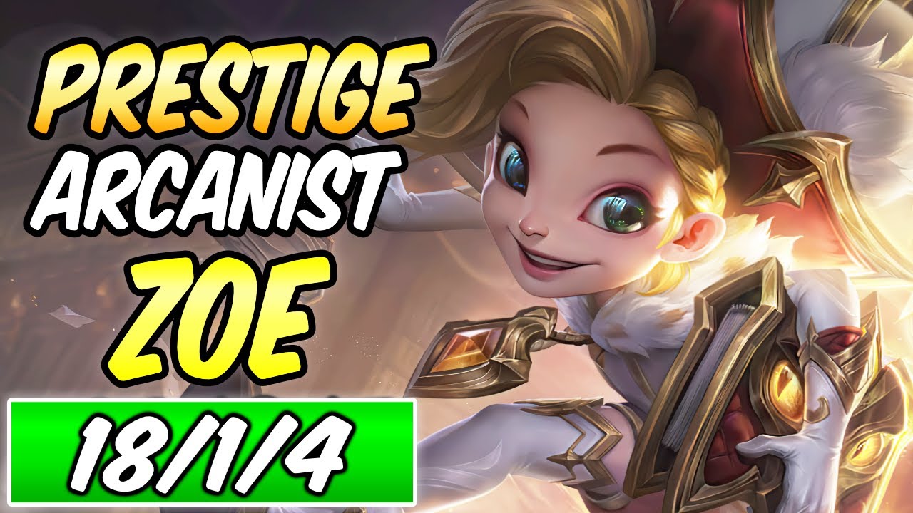 CLEAN PRESTIGE EDITION ARCANIST ZOE MID | Build & Runes | League of ...