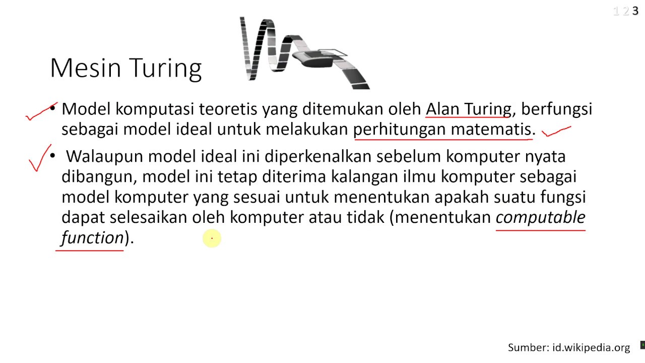 Teori Bahasa dan Automata - Penjelasan dan Konsep Mesin Turing - Teknik ...
