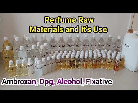 Perfume Raw Materials and It's Use Perfume Oils Fixative Dpg Alcohol ...