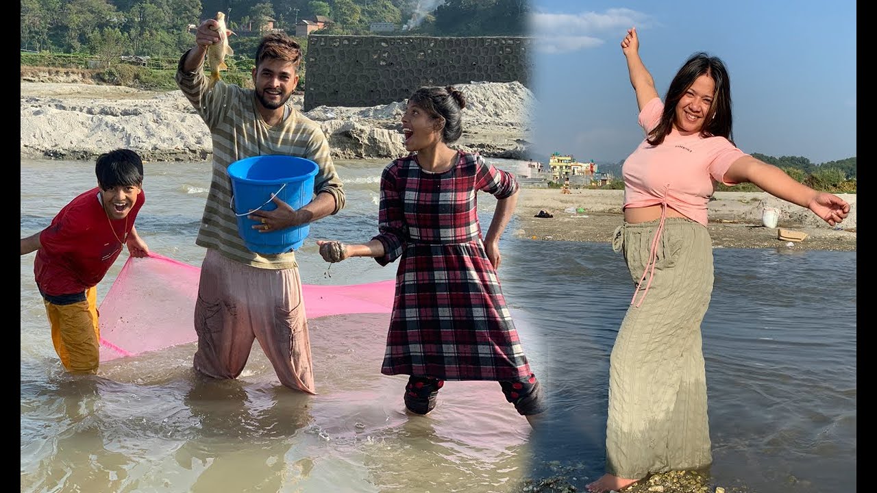 Fishing near our Home//Machha tw kati kati ane ramilo pani dhari ...