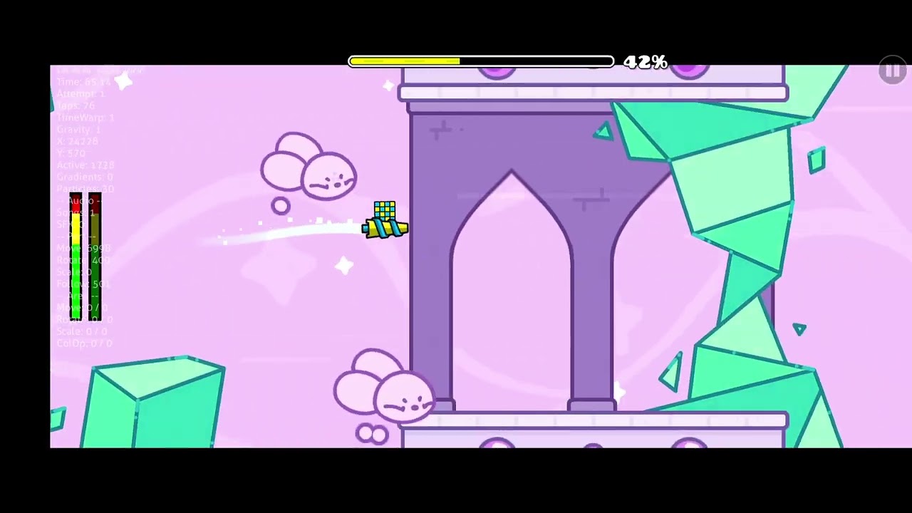Geometry Dash Lite level name United part 2 - YouTube