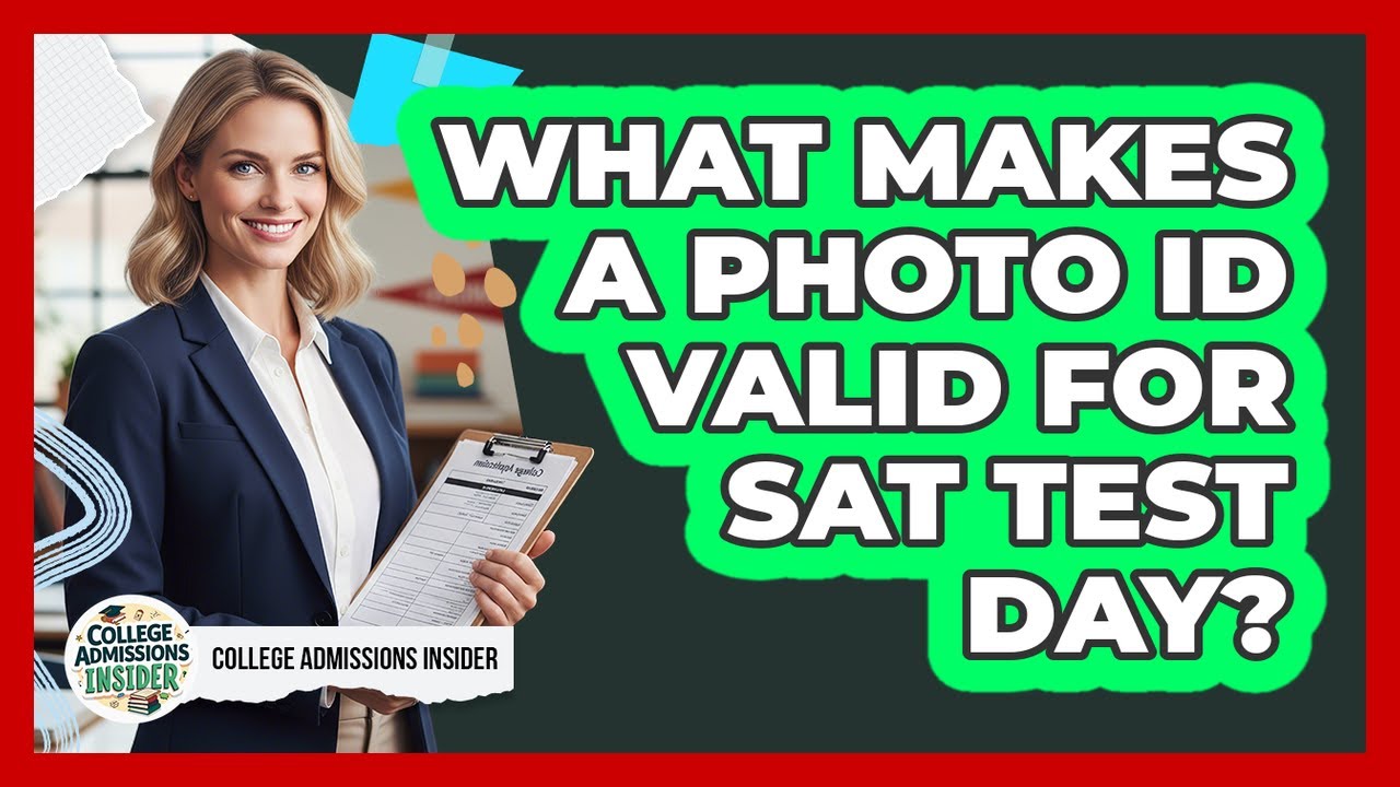 What Makes A Photo ID Valid For SAT Test Day? - College Admissions ...
