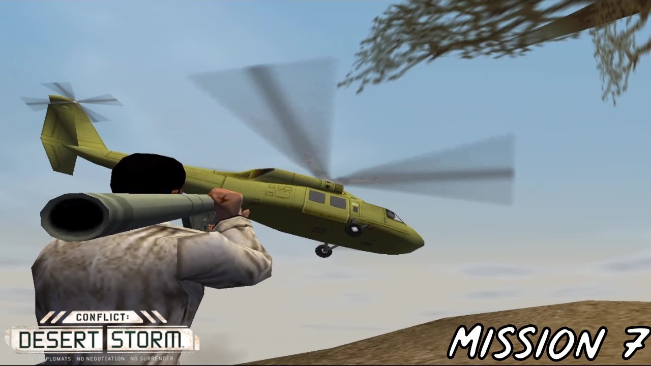 Conflict: Desert Storm - Hard - Mission 7 - Crash & Burn - YouTube
