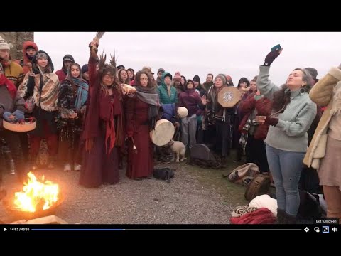 Winter Solstice Ceremony 2021, Glastonbury Tor - YouTube