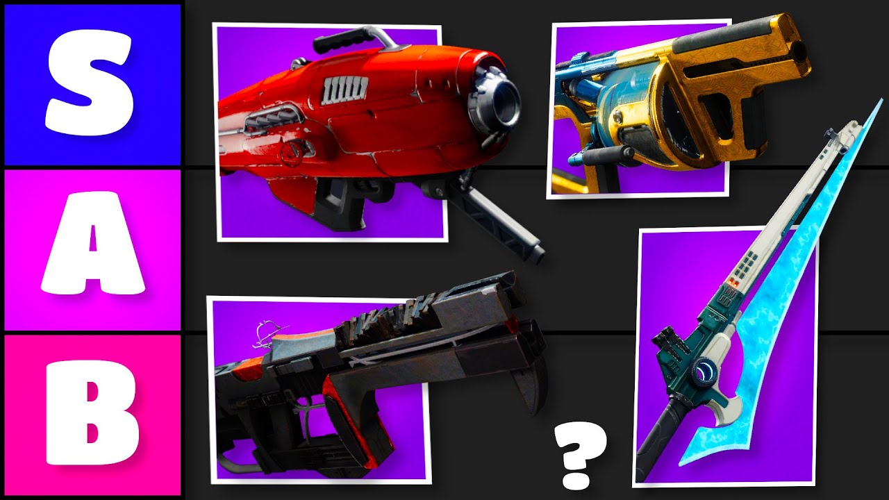 Every Legendary HEAVY Weapon Ranked Into a Tier List... (PVE) (Destiny ...