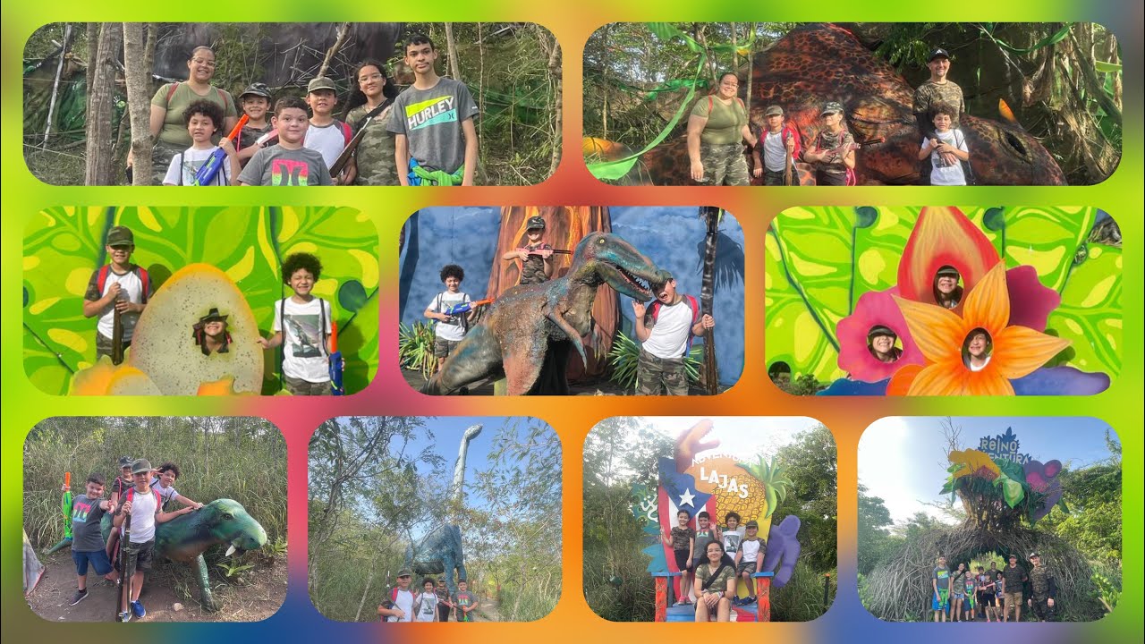 IGNERICK Reino Aventura Lajas Puerto Rico 🇵🇷🌿🦕🦖 #aventura #dinosaur # ...