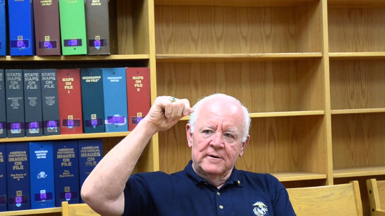 JRHS NJROTC- Ron Echols Interview, Veterans' Day 2015 - YouTube