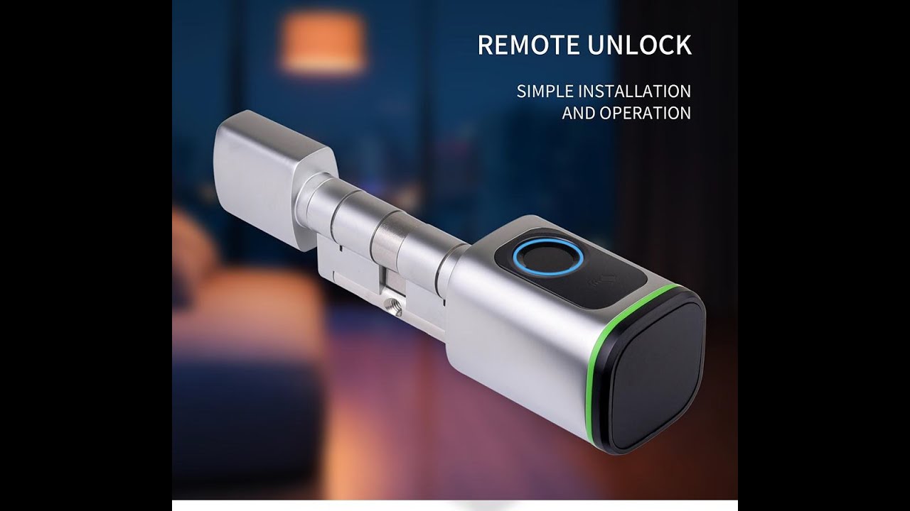 Smarty Cylinder Lock, Wireless Smart Cylinder - YouTube