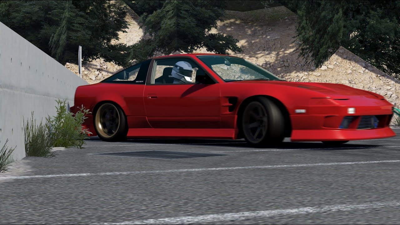 Ebisu Touge 180sx wall ride - YouTube