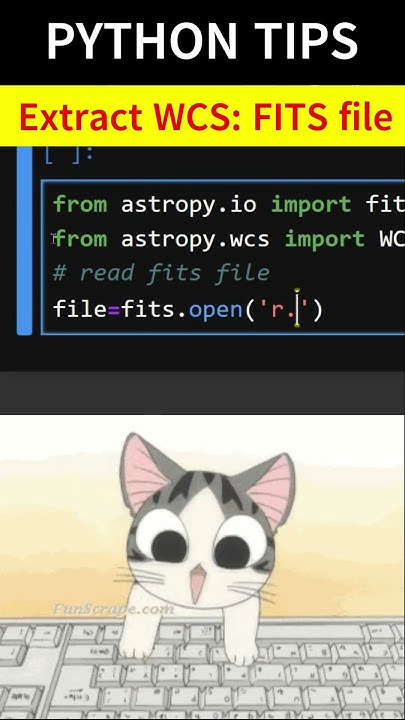 PYTHON FOR ASTRONOMY| Visualizing FITS file WCS: Python FITS File Reading and Plotting|ASTROPY ...