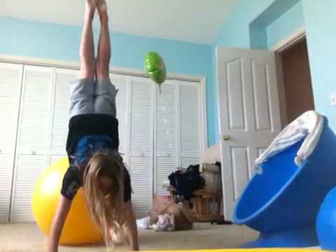 A cool yoga ball trick - YouTube