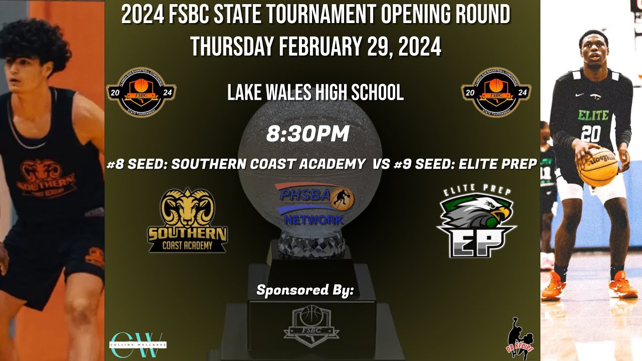 8th Seed: Southern Coast Academy (Central) vs 9th Seed: Elite Prep ...