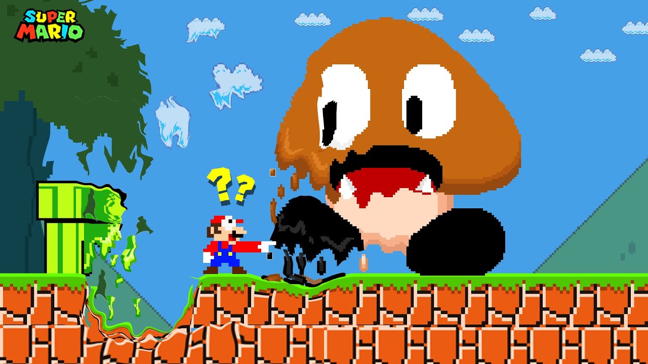 But Mario Can Turn Anything He Touches Into Melting SLIME... | SUPER ...