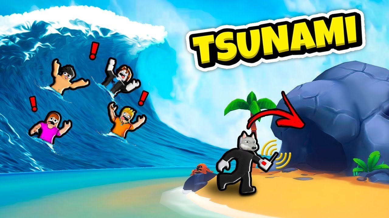 CONTROLEI AS TSUNAMIS E ACHEI UM SEGREDO NO TSUNAMI GAME !! ROBLOX ...