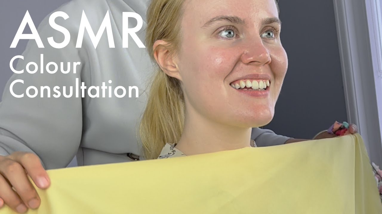 ASMR Pro Colour Analysis: What is my season? (Unintentional ASMR, Real person ASMR) - YouTube