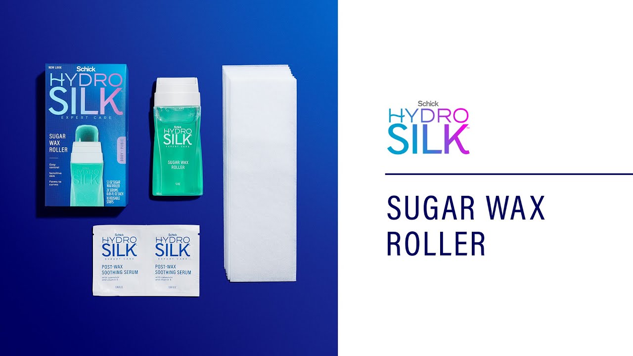 How to Use Sugar Wax Roller for Hair Removal | Schick Hydro Silk - YouTube
