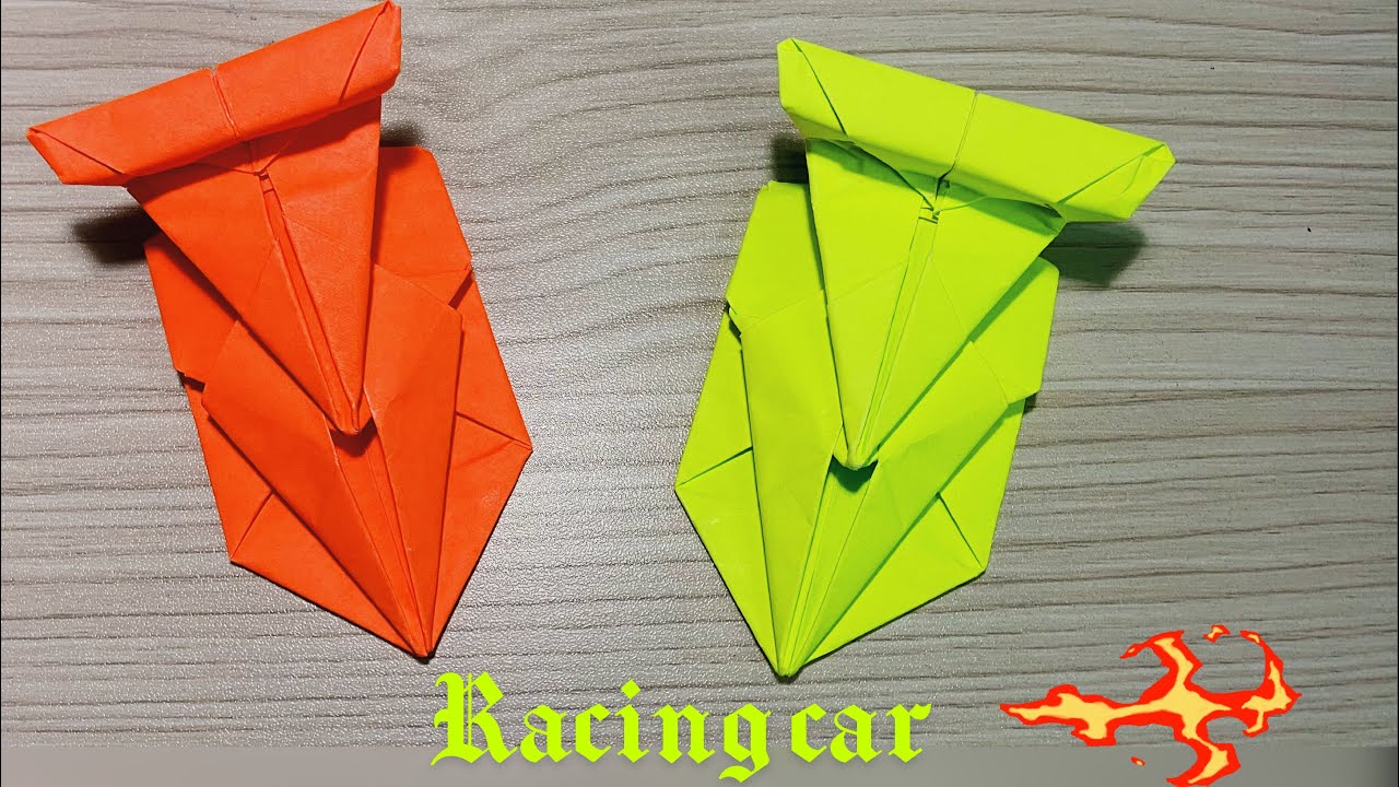 Origami Race Car - YouTube
