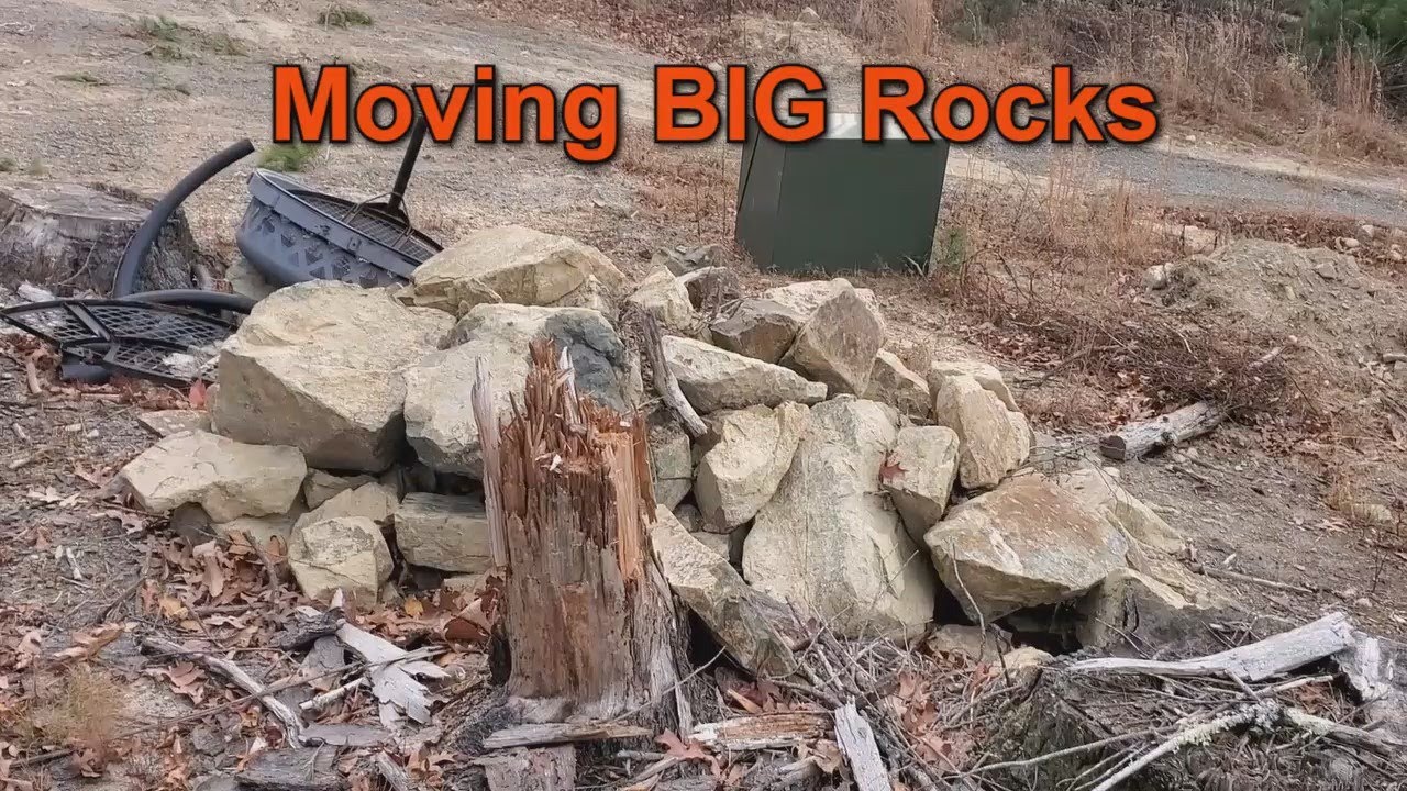 Moving BIG Rocks - YouTube