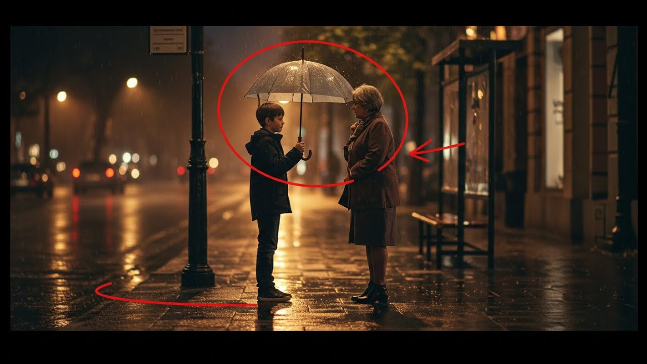 Boy Shared His Umbrella With a Stranger—She Never Forgot That Day - YouTube