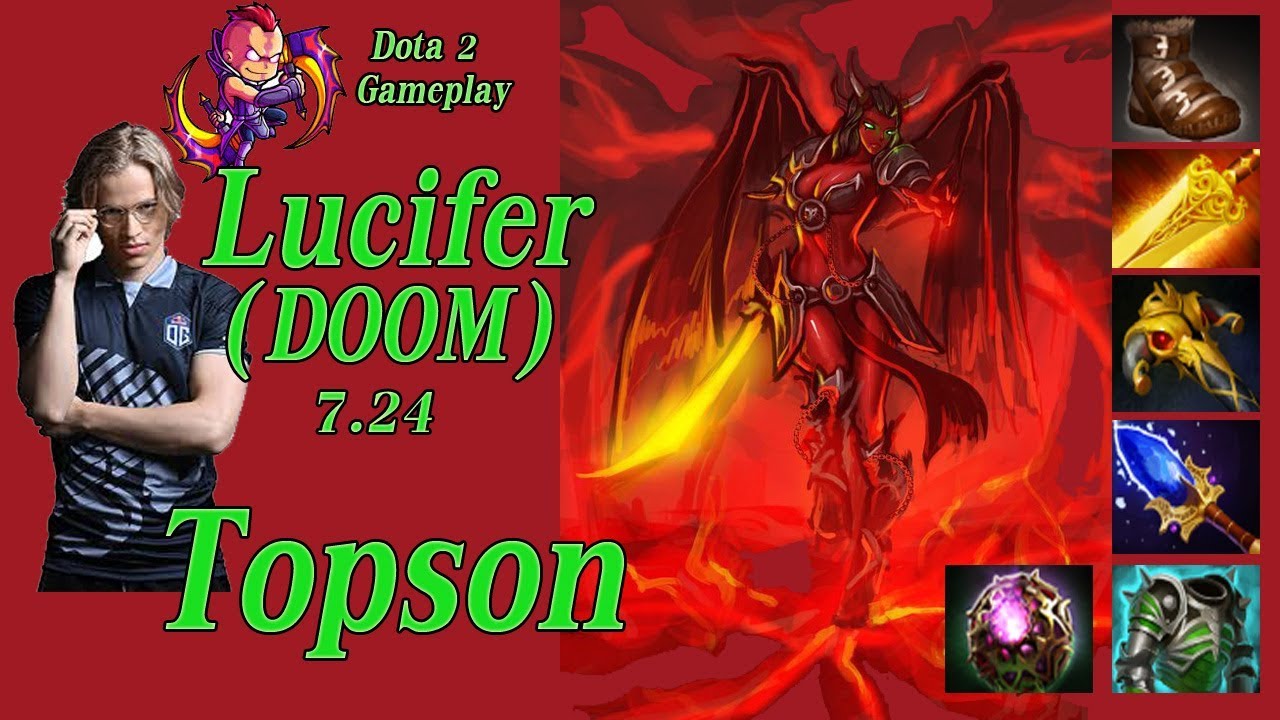 Topson Lucifer Doom Dota 2 Pro ranked Match Gameplay | #12 - YouTube