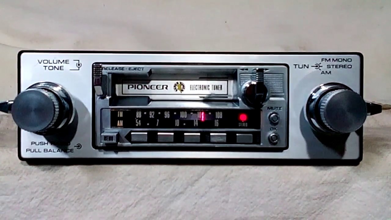 Vintage Pioneer KE 2000 AM/FM SuperTuner cassette car stereo - YouTube