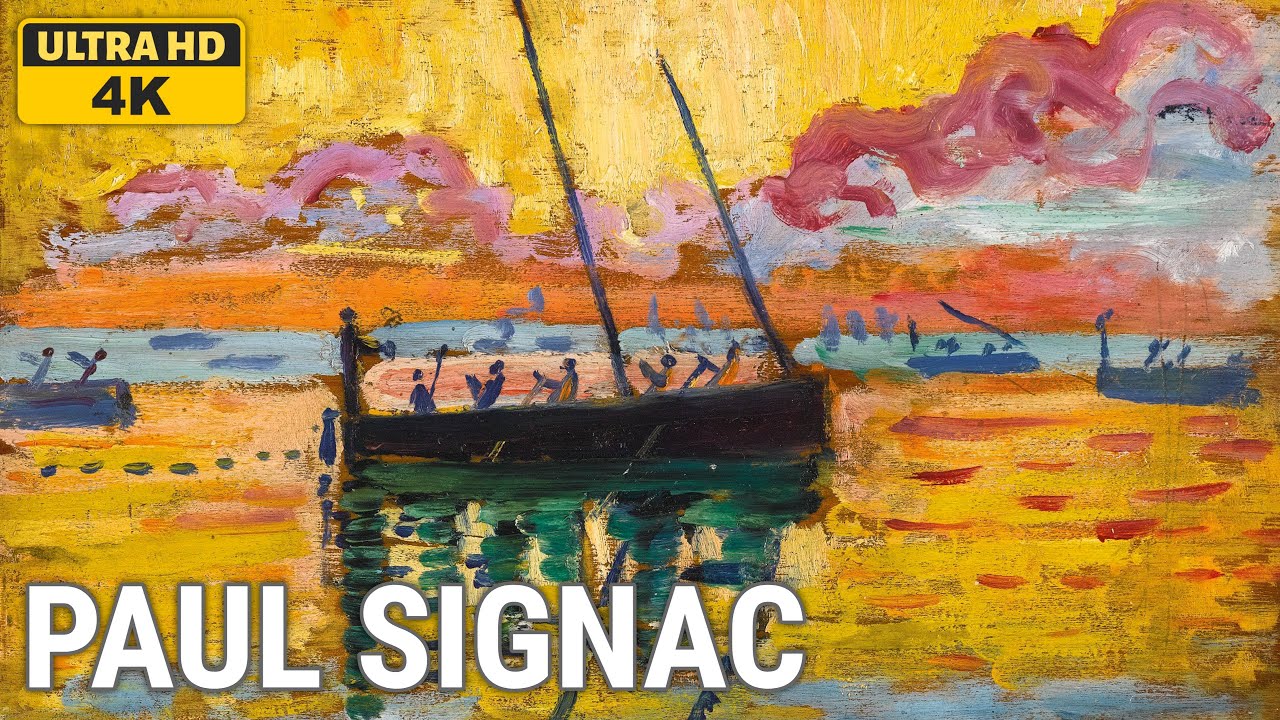 Paul Signac: A collection of 10 oil paintings with title and year, 1889 ...
