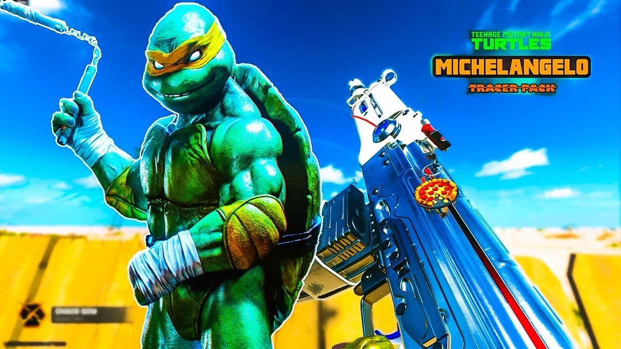 Teenage Mutant Ninja Turtles: Michelangelo Tracer Pack In Call Of Duty ...