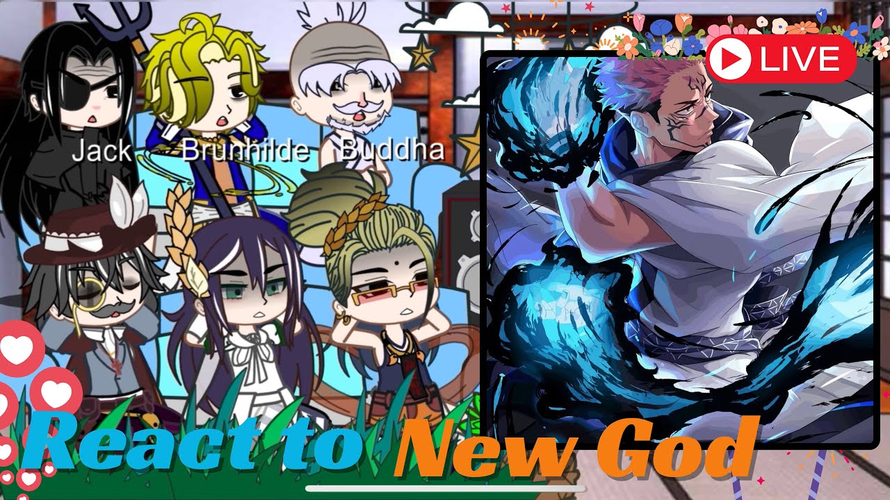 Record of ragnarok Gods react to itadori & sukuna as New God | jujutsu ...