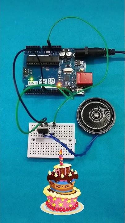 Happy Birthday tone using Buzzer and Arduino #shorts - YouTube