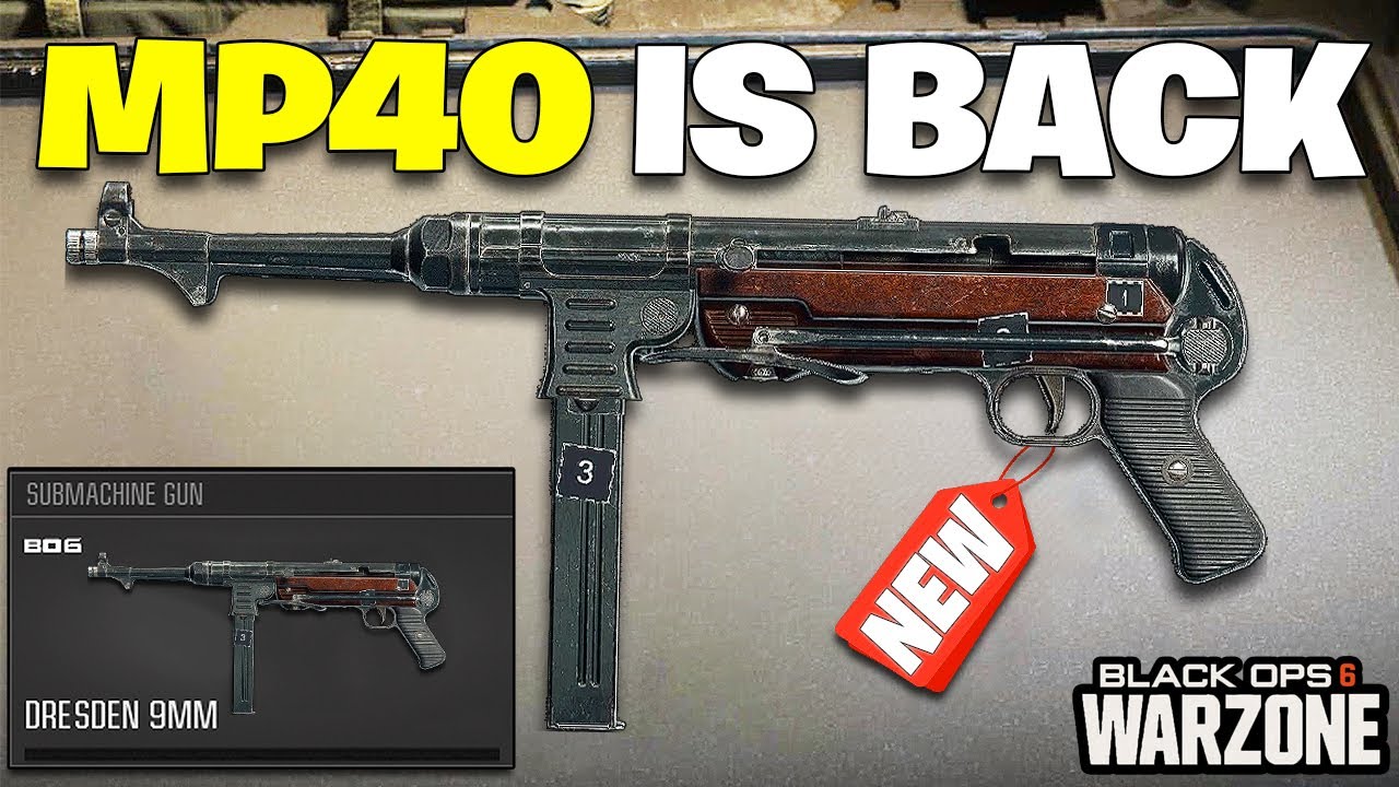 NEW MP40 SMG is a MONSTER in WARZONE SEASON 6! 🔥(Best MP40 Class ...