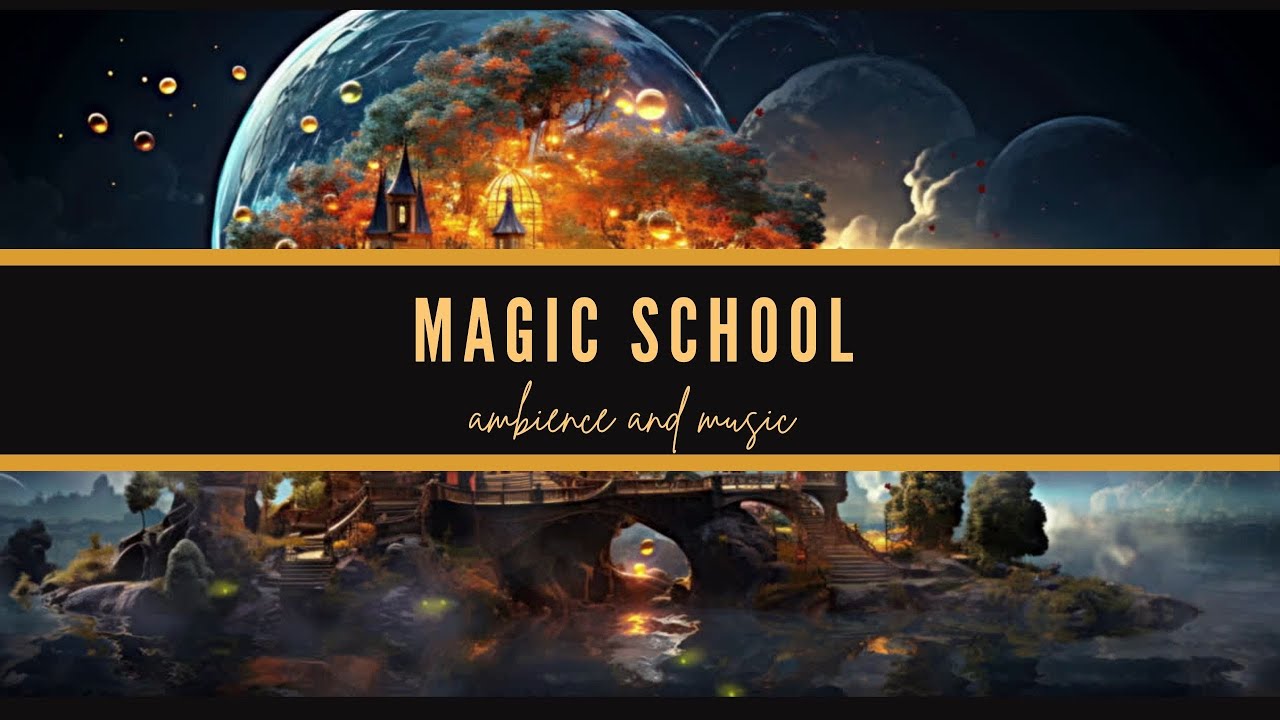 Magic School Ambience and Music | Relaxing Magic Fantasy Music for ...