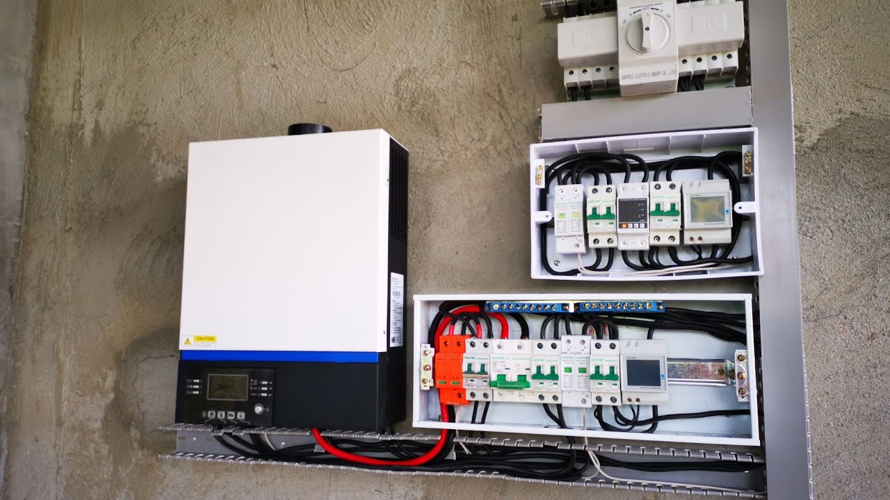 VM3 5KW Hybrid Off Grid Inverter 48V with 5000W Solar panel Setup, 48V ...