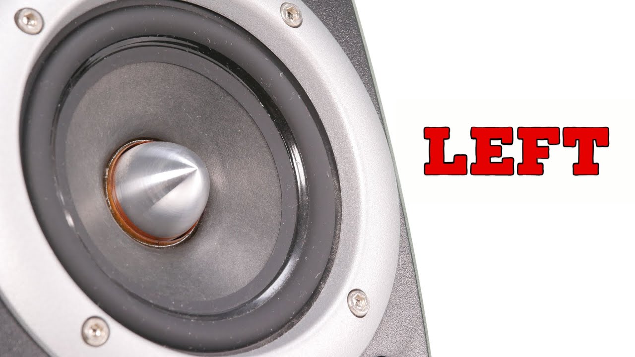 Simple RIGHT and LEFT speaker test [2] - YouTube