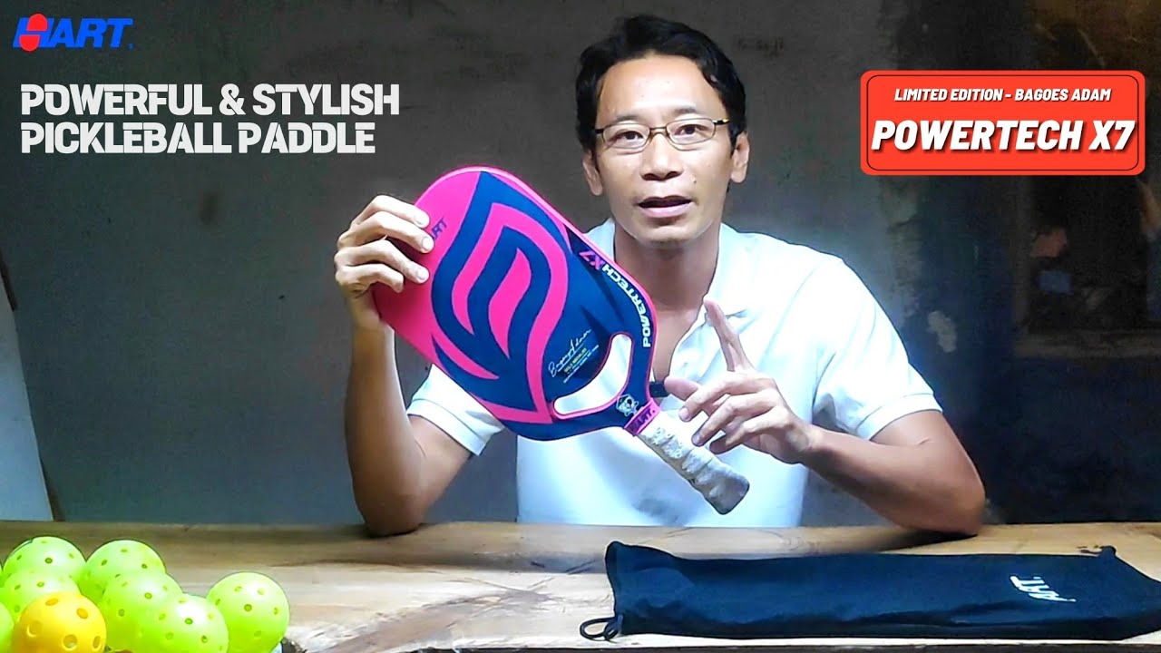 Review Paddle Pickleball Aerodynamic POWERTECH X7 | Signature Bagoes ...