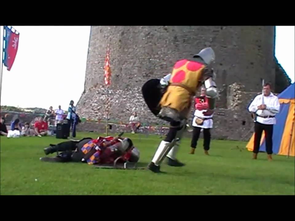 Hand to Hand Combat by Medieval Heritage Society at Pembroke Castle ...