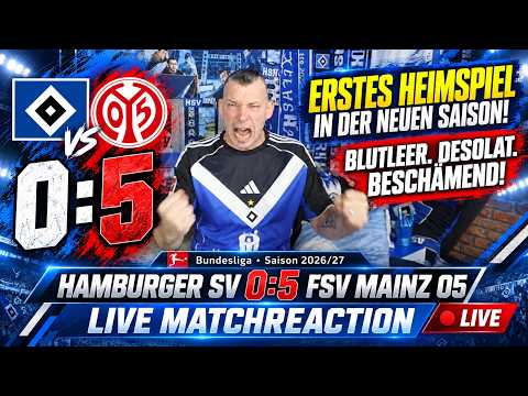 🔴LIVE: HSV - Mainz 0:5 | BLUTLEER und absolut DESOLAT! Was für eine FRECHHEIT gegenüber allen HSVern