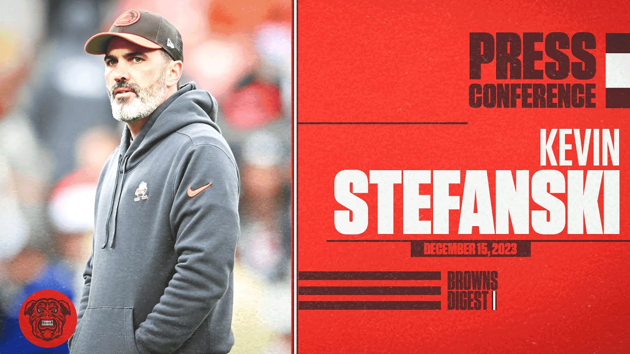 Browns: Kevin Stefanski Press Conference December 15, 2023 - YouTube