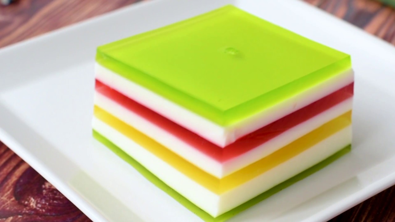 Layered Christmas Jello - YouTube