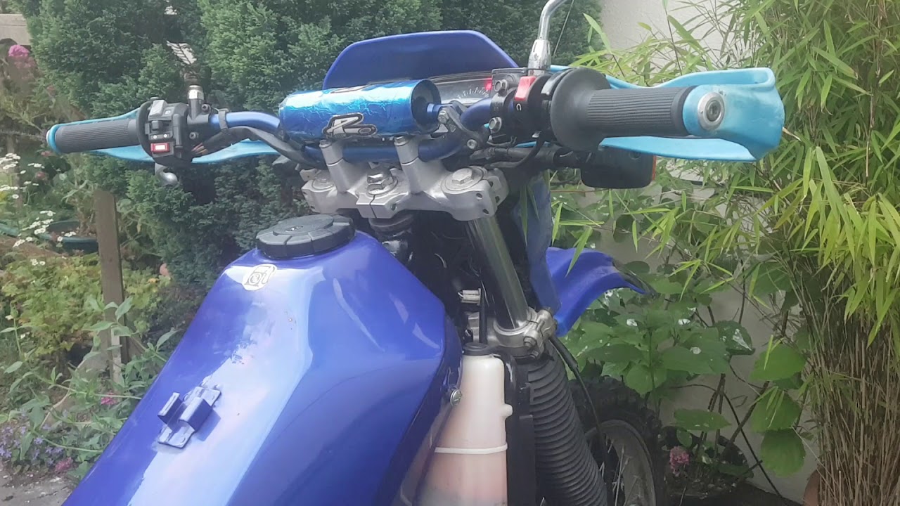Yamaha DT125R (1st time engine been started after full rebuild) - YouTube