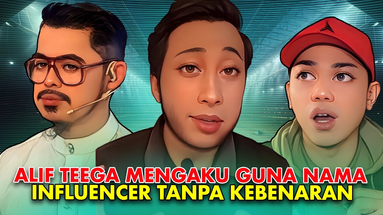 ALIF TEEGA MENGAKU PAKAI NAMA INFLUENCER TANPA KEBENARAN - YouTube