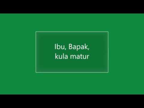 bpak ibuk kulo matur